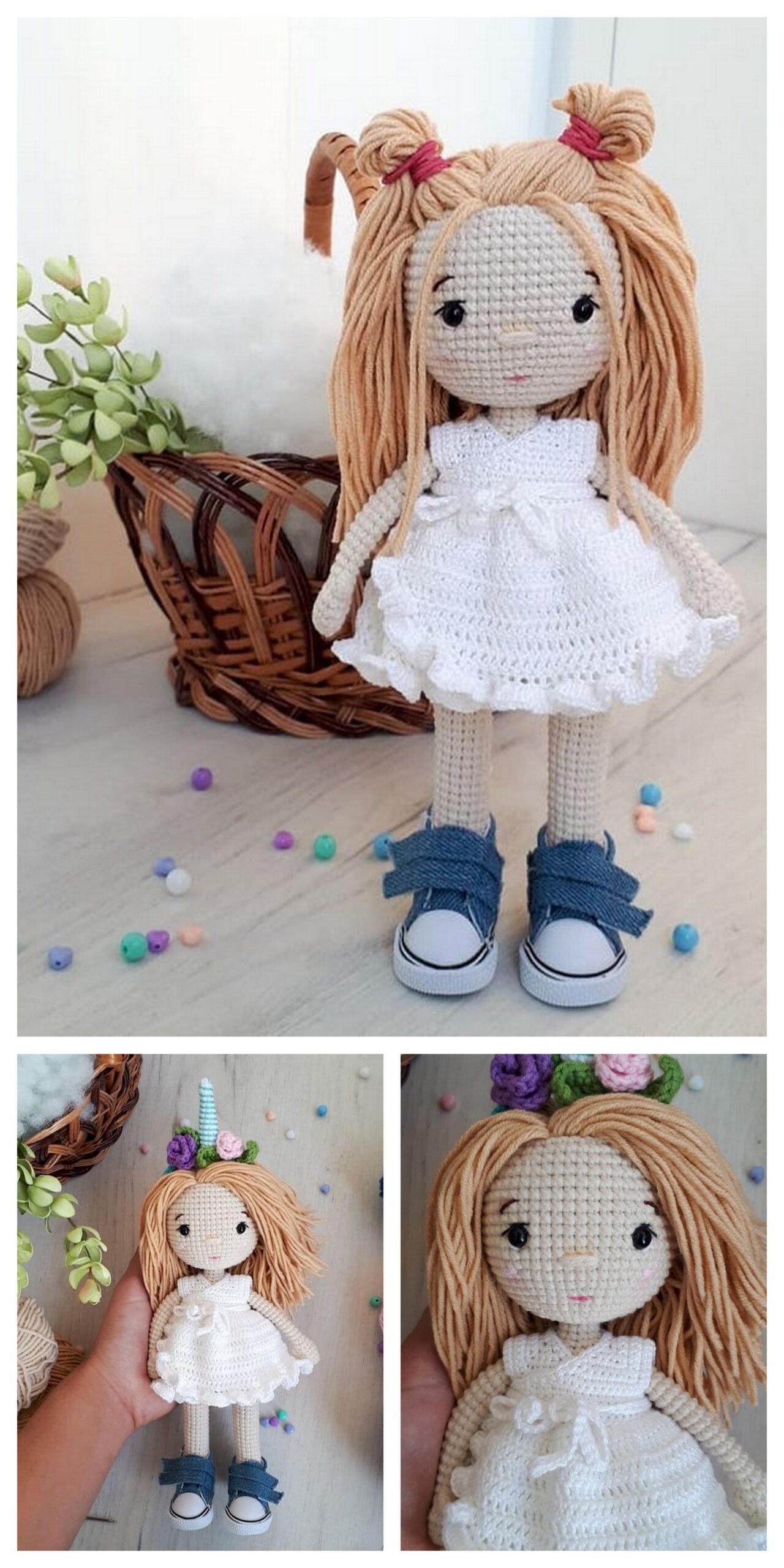 Amigurumi Girl Free Crochet Pattern ⋆ AMIGURUMI DAILY