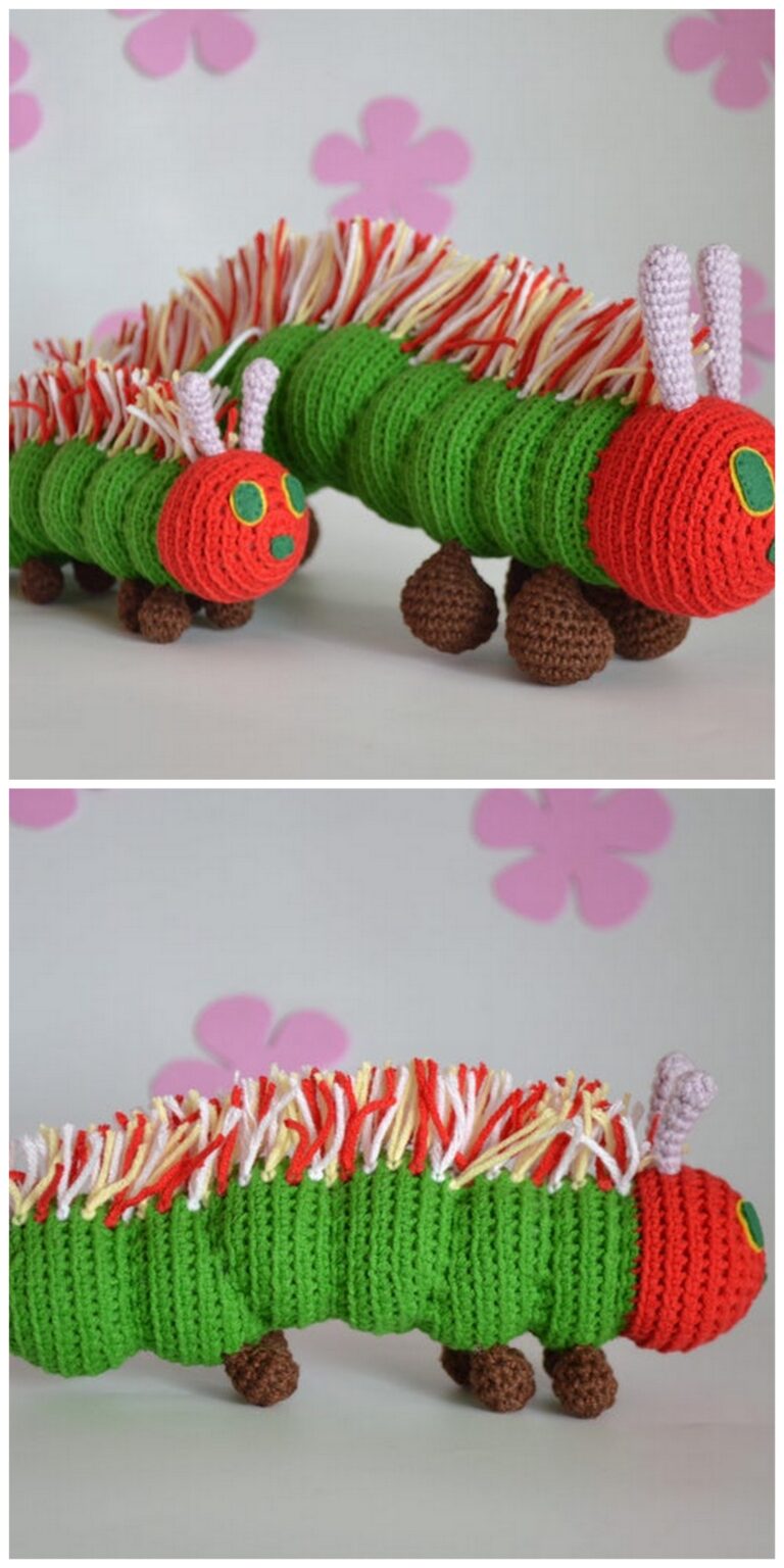 Amigurumi Colorful Worm Free Pattern ⋆ AMIGURUMI DAILY