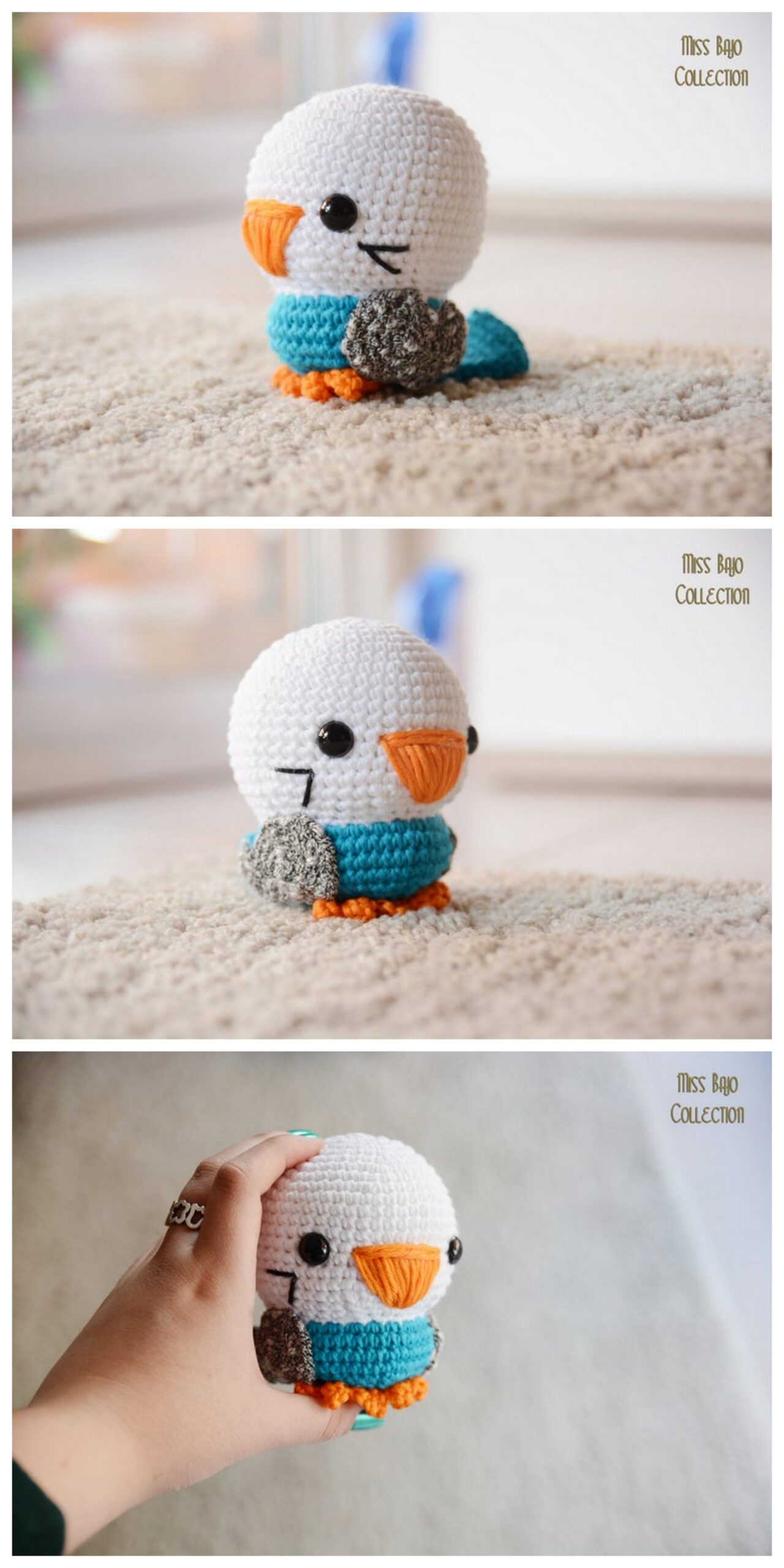 Amigurumi Parakeet Bird Free Pattern ⋆ AMIGURUMI DAILY